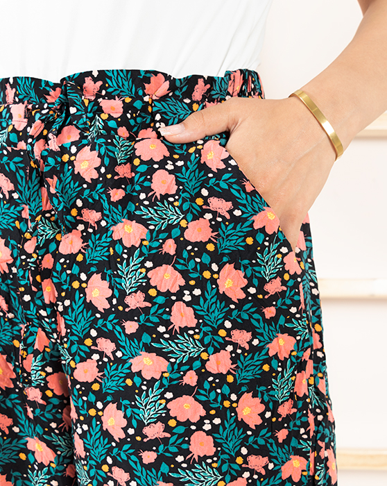 شلوار گلدار کد A371