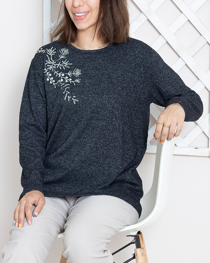 بلوز موهر ترک پاییزه کد A448